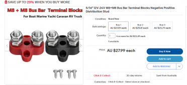 DIY copper bus bar mounted on wood | DIY Solar Power Forum